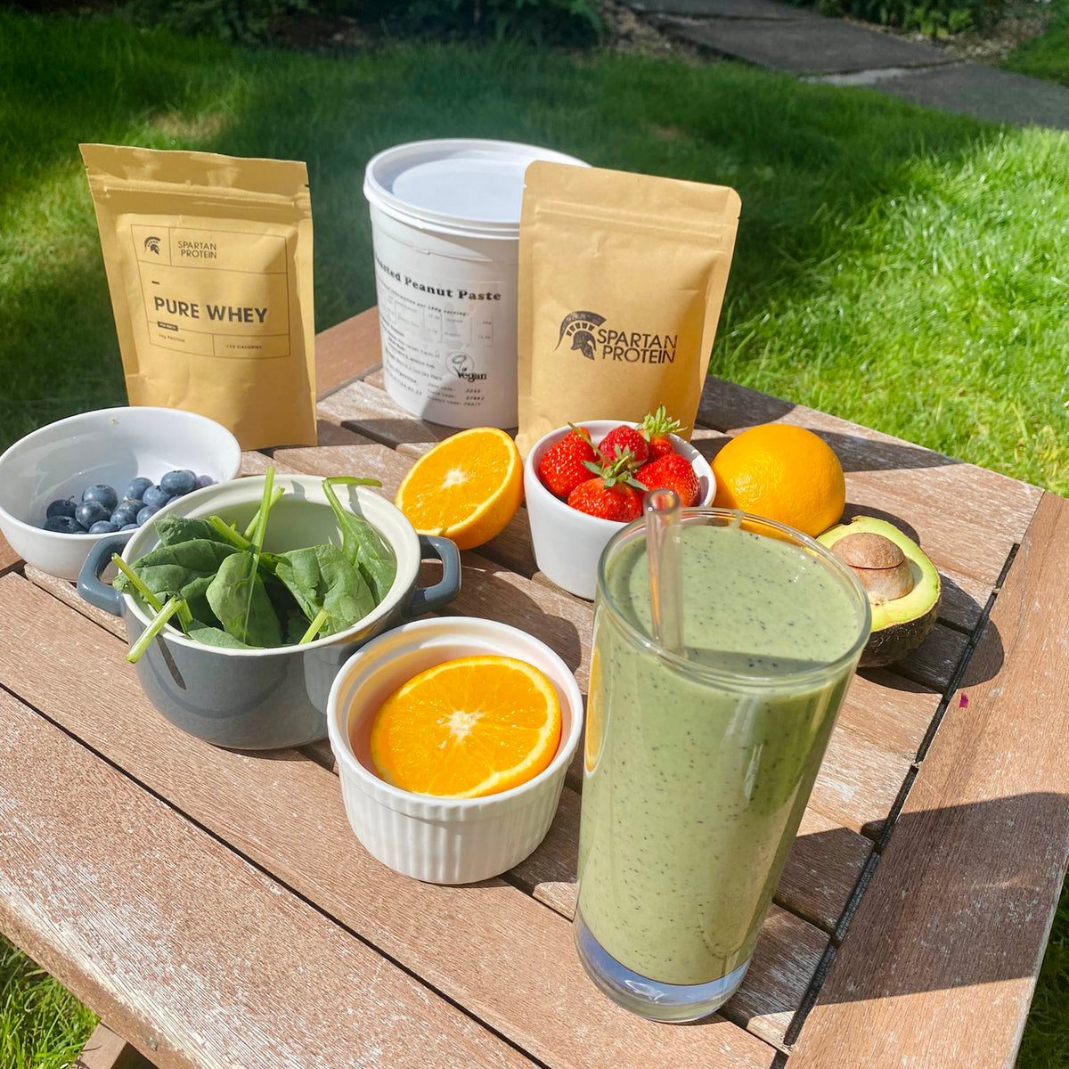 Super Green Protein Smoothie – Spartan Protein