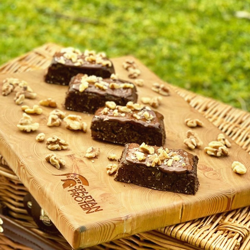 Vegan Cacao, Toffee & Walnut Protein Bars – Spartan Protein