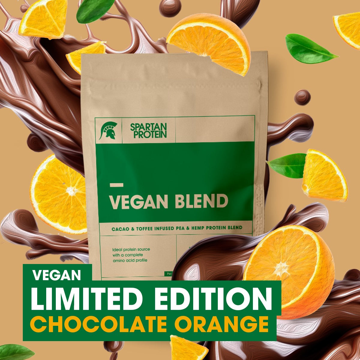 Limited Edition: Chocolate Orange Vegan Blend – Spartan Protein