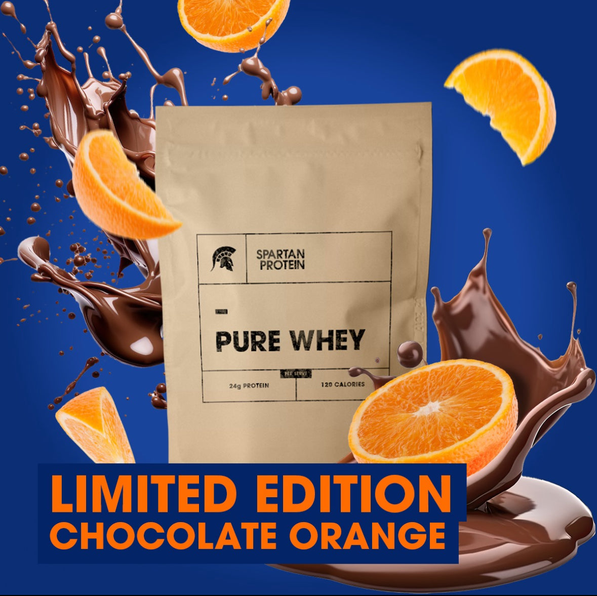 Festive Flavour 🎄 Chocolate Orange Pure Whey – Spartan Protein
